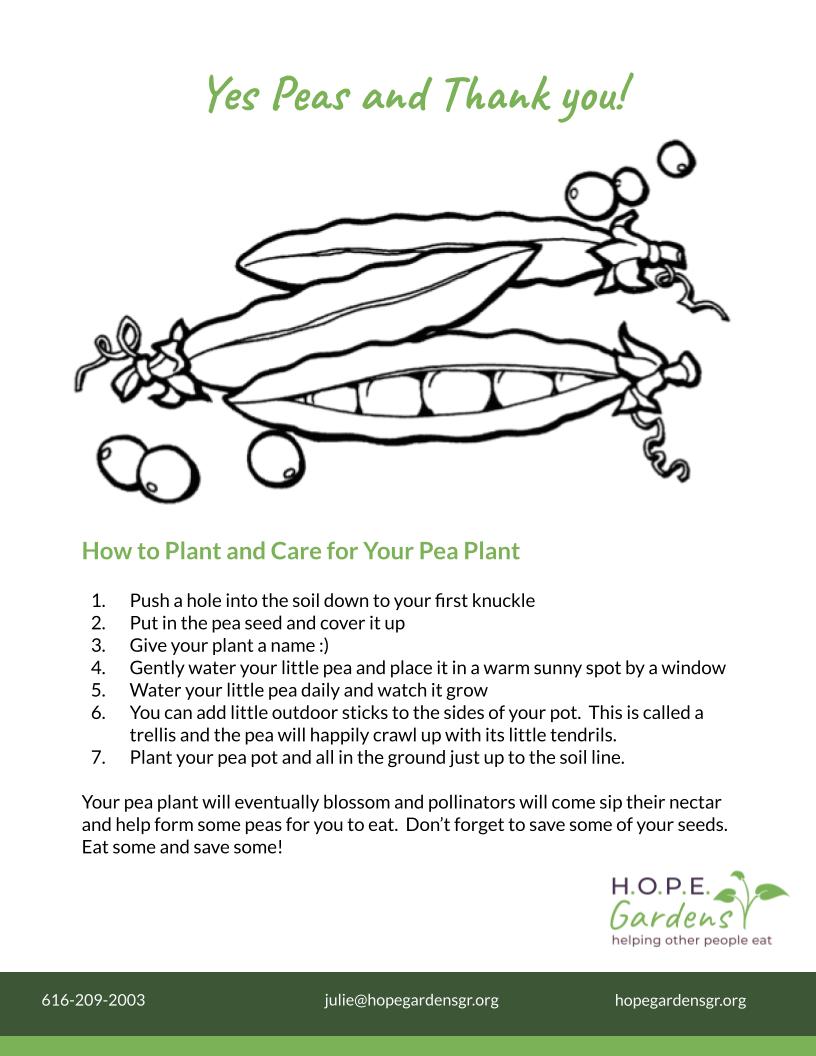 Free Resources - HOPE Gardens